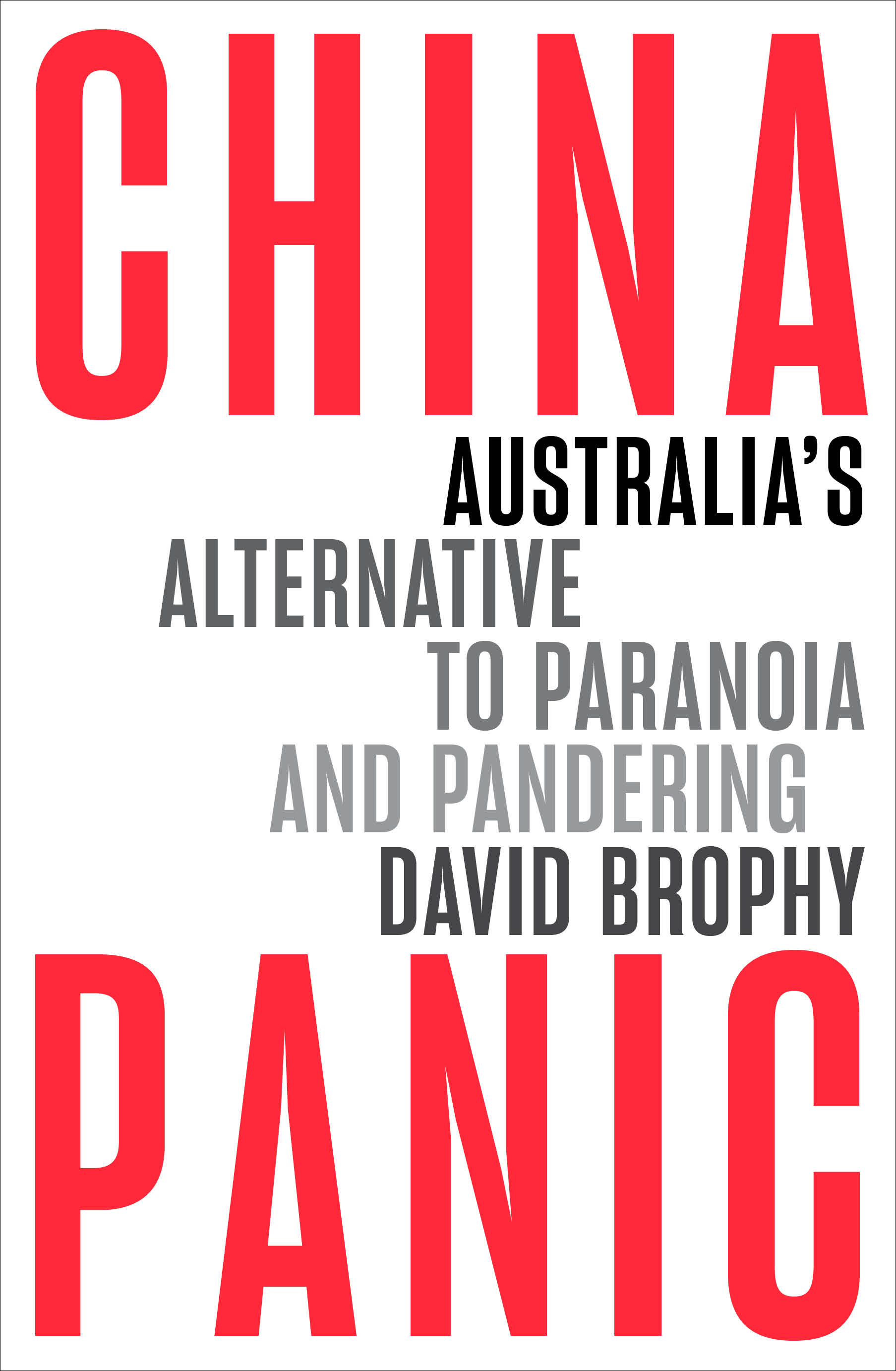 China Panic By David Brophy Black Inc